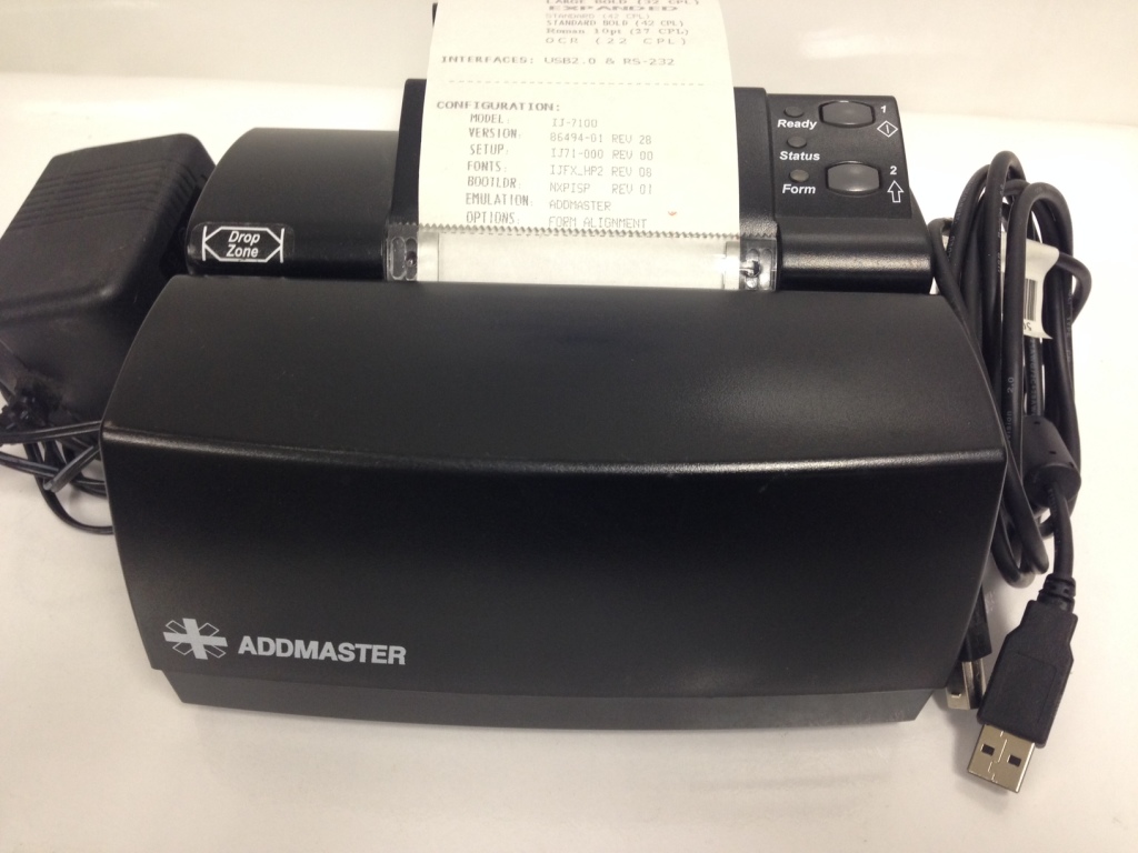 Addmaster IJ7102 validation and receipt printer | HARD tec